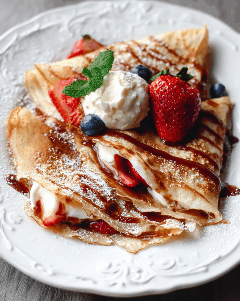 Homemade Crepes Recipe