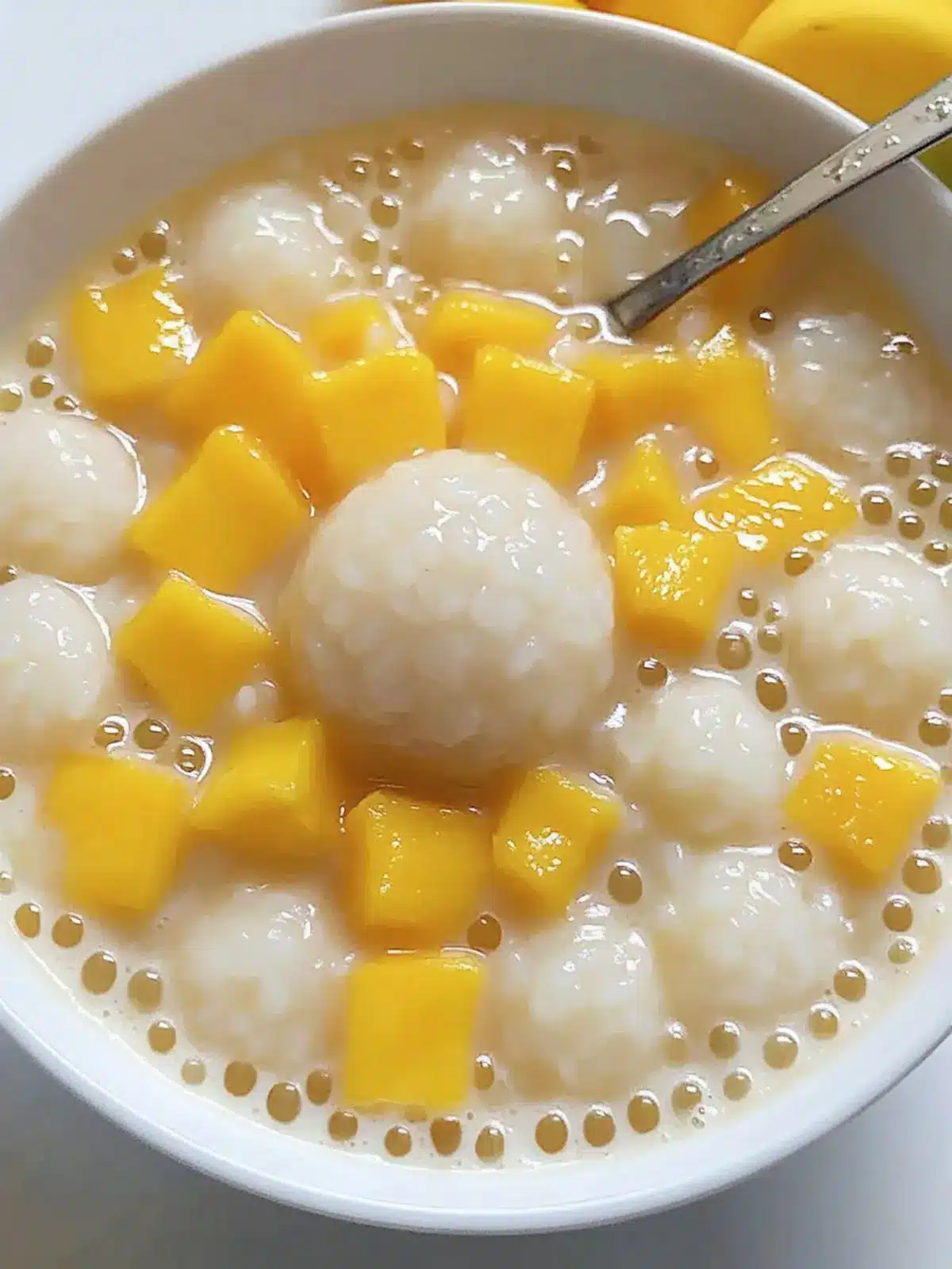 Irresistible Mango Glutinous Rice Balls: A Refreshing Dessert