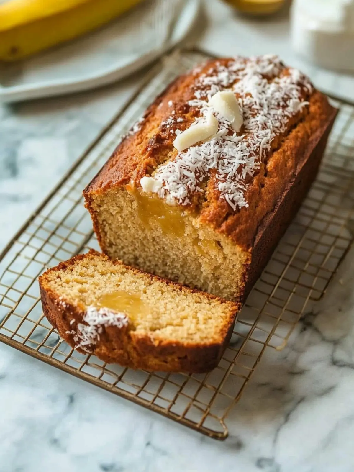Easy Coconut Pineapple Banana Bread - A Tropical Delight