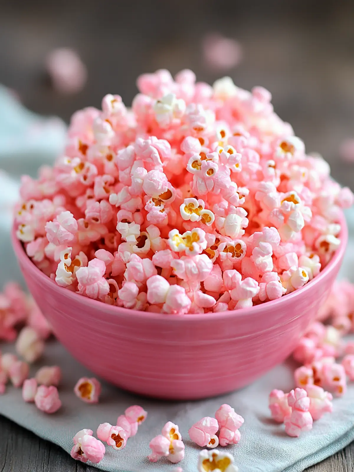 Easy Pink Popcorn - Irresistibly Delicious Festive Snack