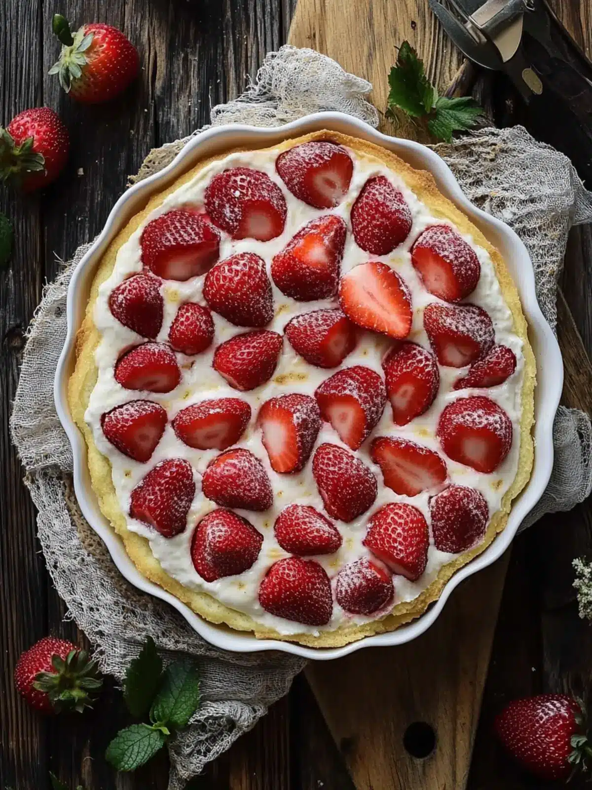 Delightful Strawberry Flaugnarde: Easy French Dessert Magic